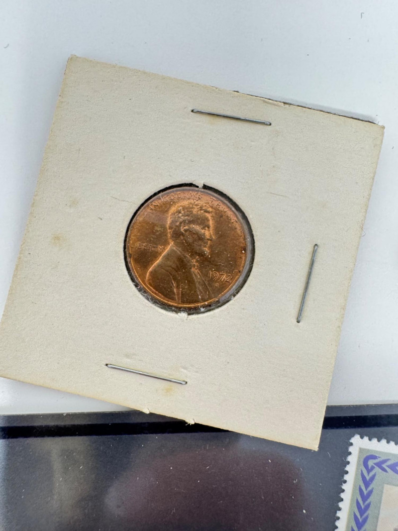 Lot # 117 - Mixed US Coin & Stamp Collection: Silver Quarters ...